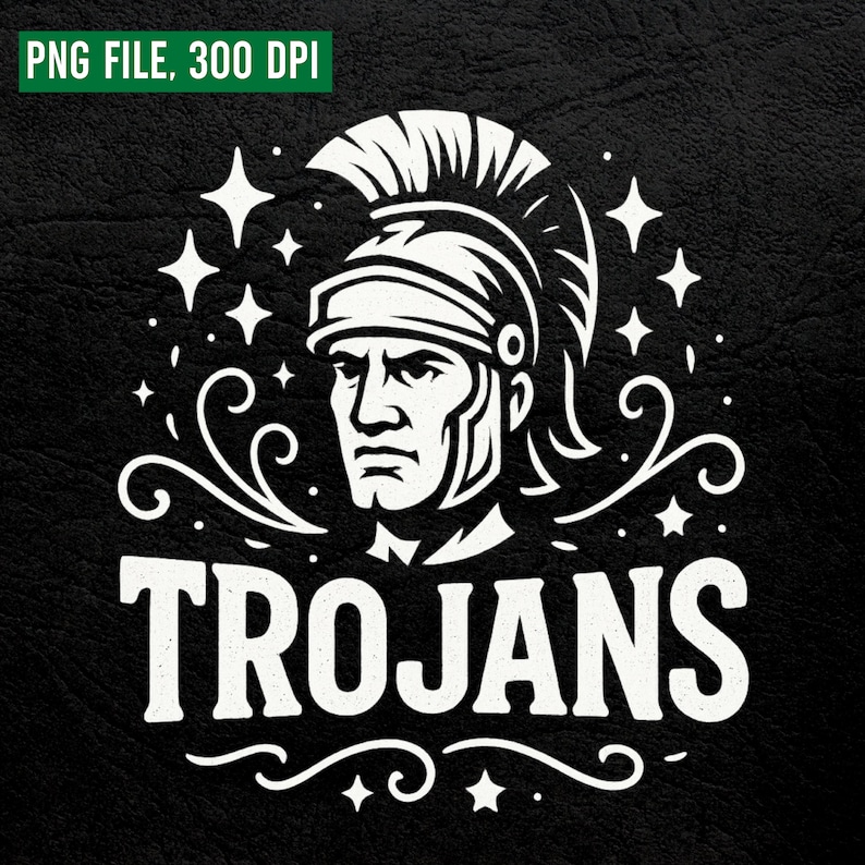 Trojans Mascot PNG: School Spirit Design, Transparent Background ...