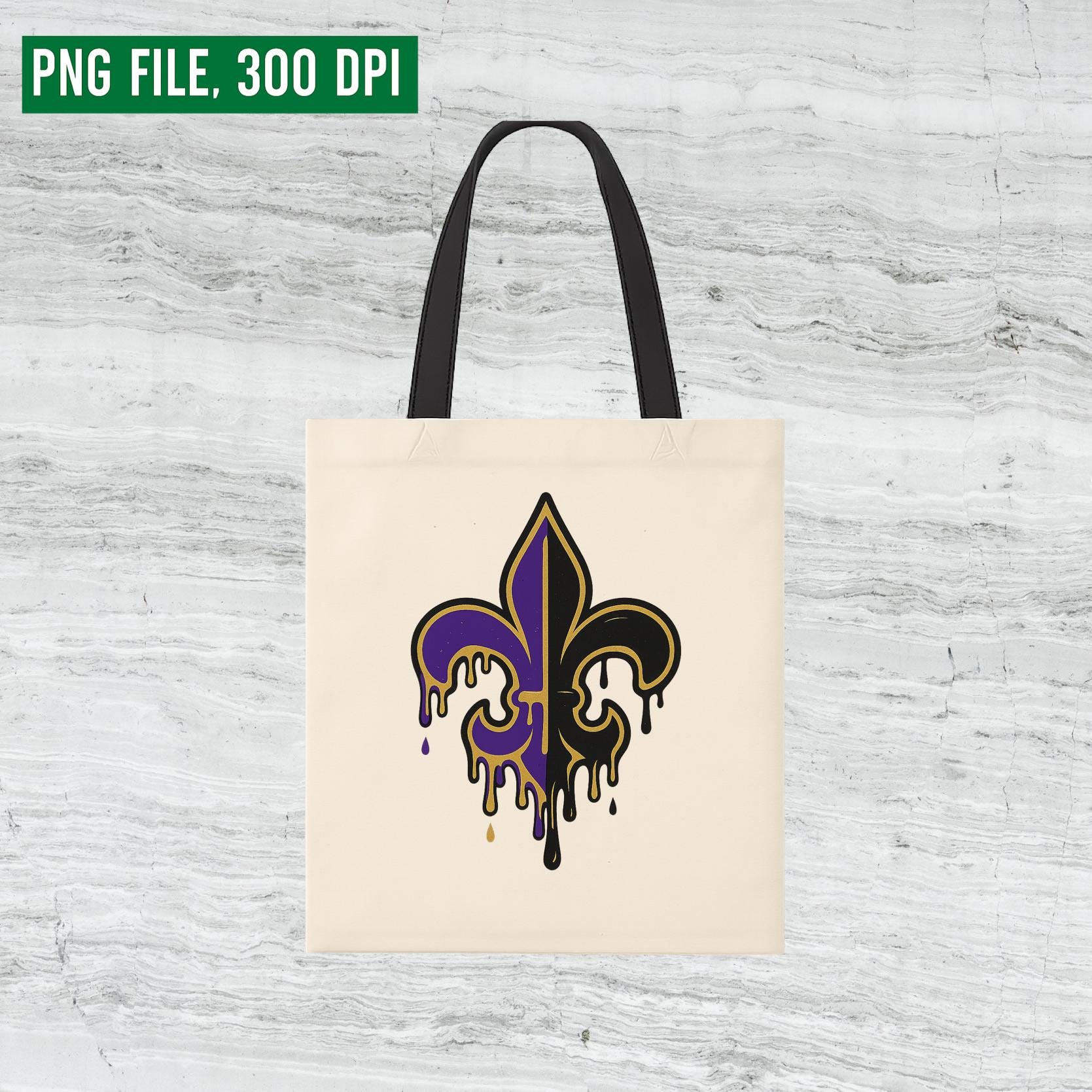 Fleur-de-lis PNG Bundle: LSU + Saints, Drippy Grunge Classic Designs ...