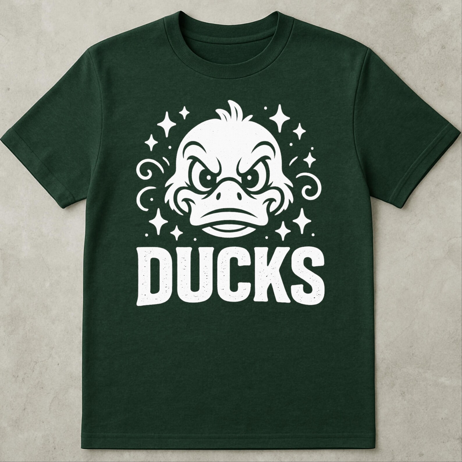 Ducks Mascot Logo PNG: Distressed Text, Duck Face (digital Download - Etsy
