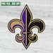 Fleur-de-lis PNG Bundle: LSU + Saints, Drippy Grunge Classic Designs ...