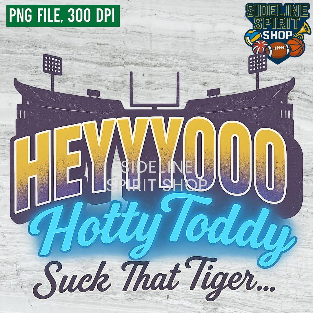 Purple & Gold Stadium Design PNG: Game Day Tailgate (digital Download ...