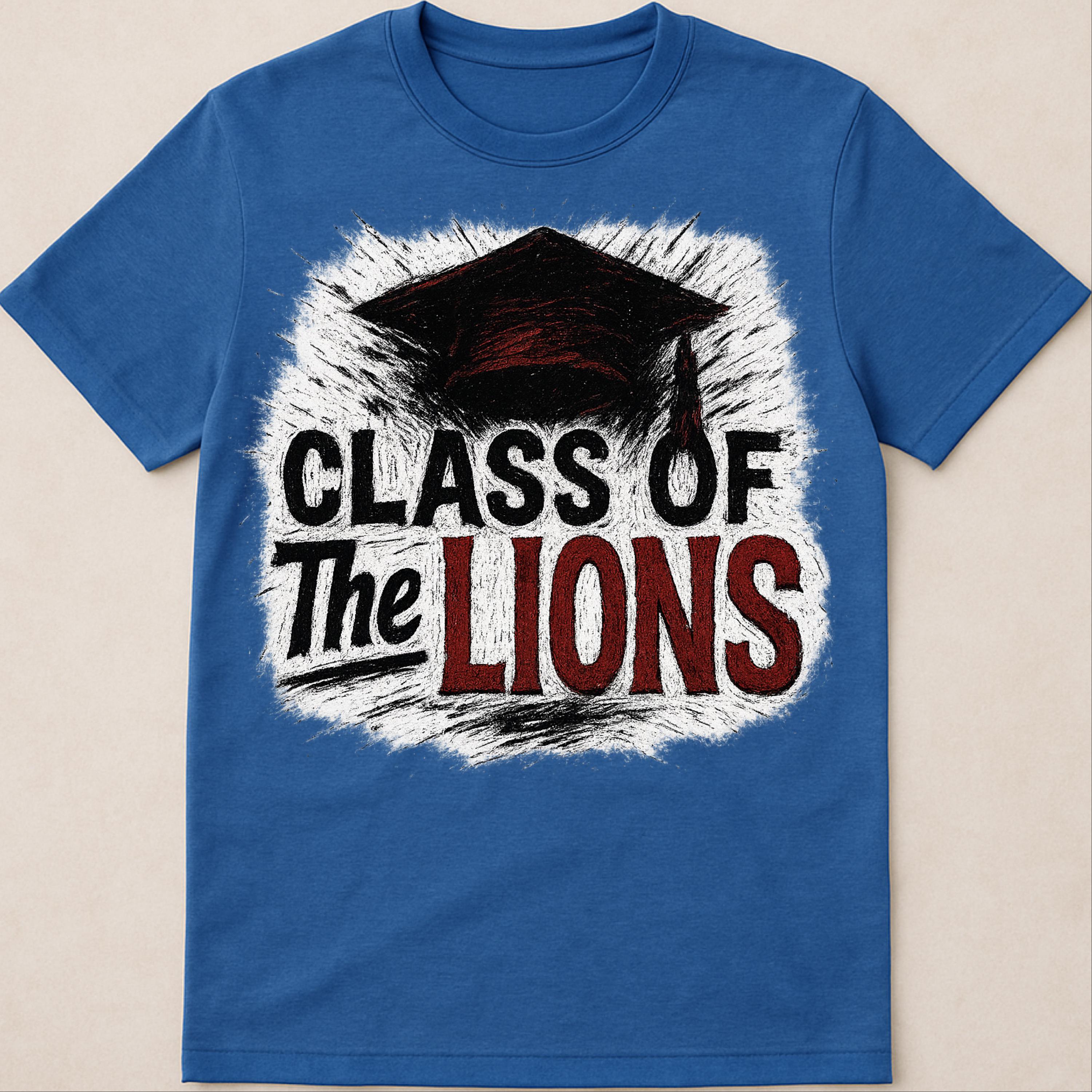 Class of 2026 PNG Bundle: Lions Graduation Cap Design (digital Download ...