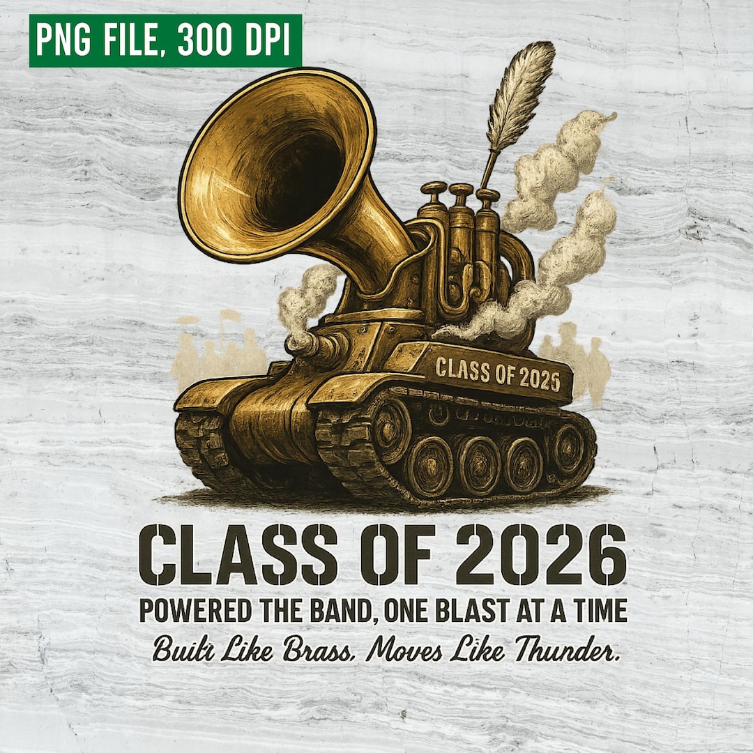 Class of 2026 Marching Band PNG: Tuba Tank Design (digital Download) - Etsy