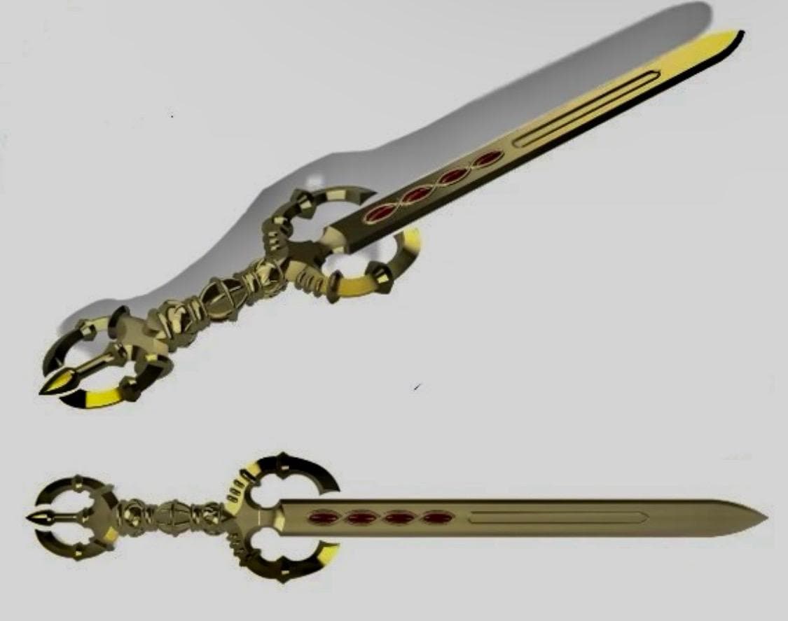 Fire Emblem 3D Printed Yato Katana - Etsy