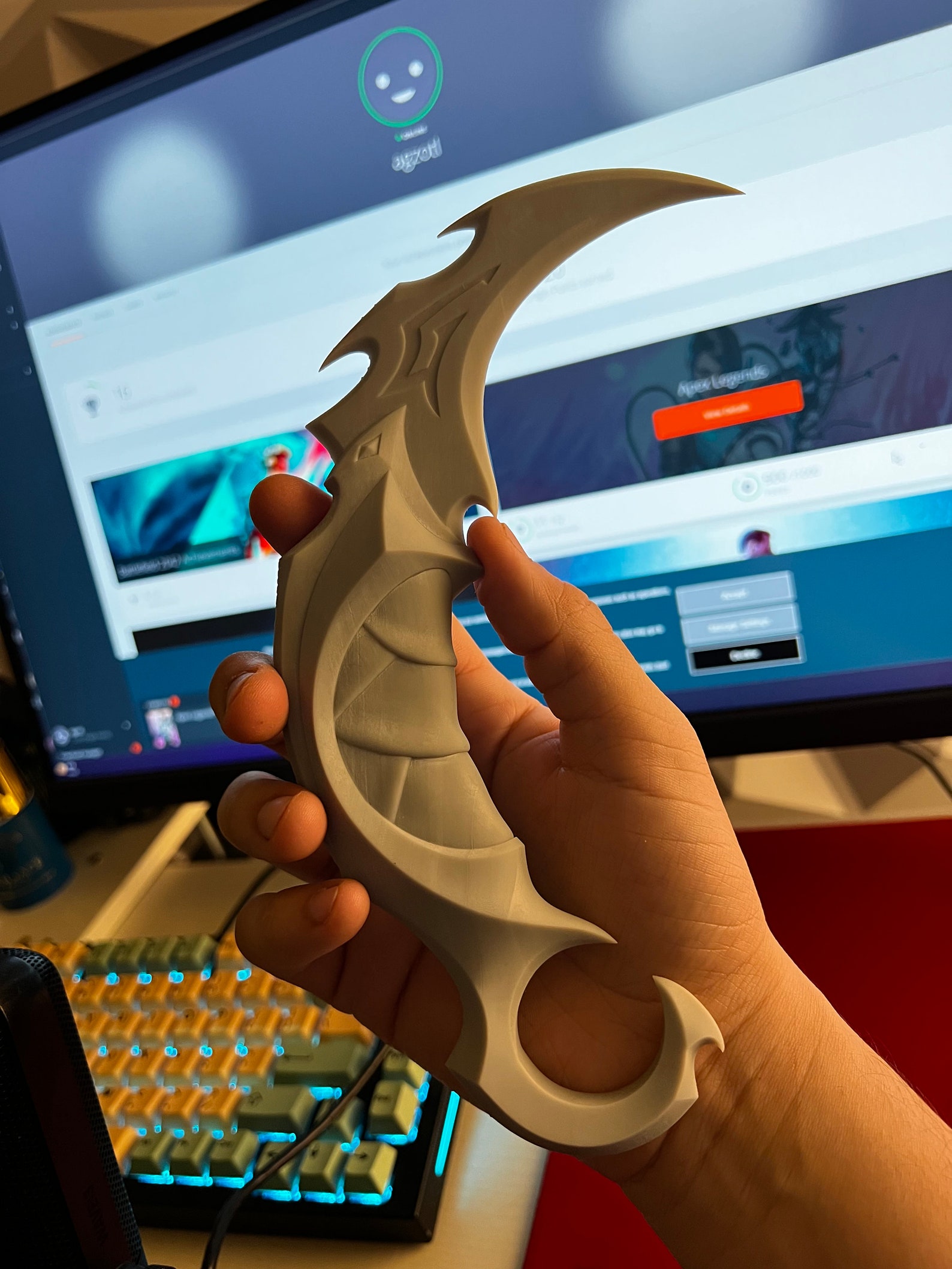 Reaver Karambit From Valorant - Etsy