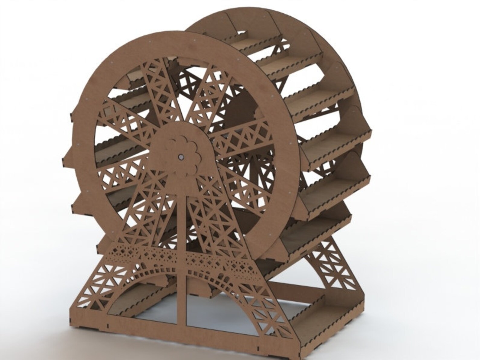 Ferris Wheel Laser Cut Files Svg Cdr Dxf Pdf Glowforge Laser Digital File ONLY - Etsy