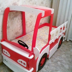 Fire Truck Childs Bed Frame SVG Digital File ONLY - Etsy