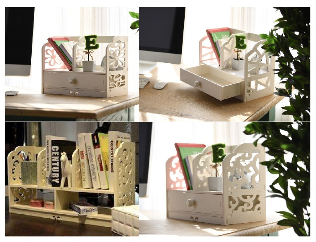 Book Shelf With Drawer Digital File Diy Project - Etsy
