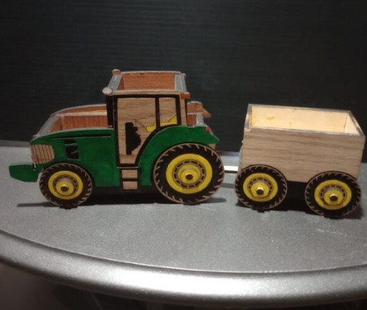 Tractor Laser Cut Digital File ONLY - Etsy