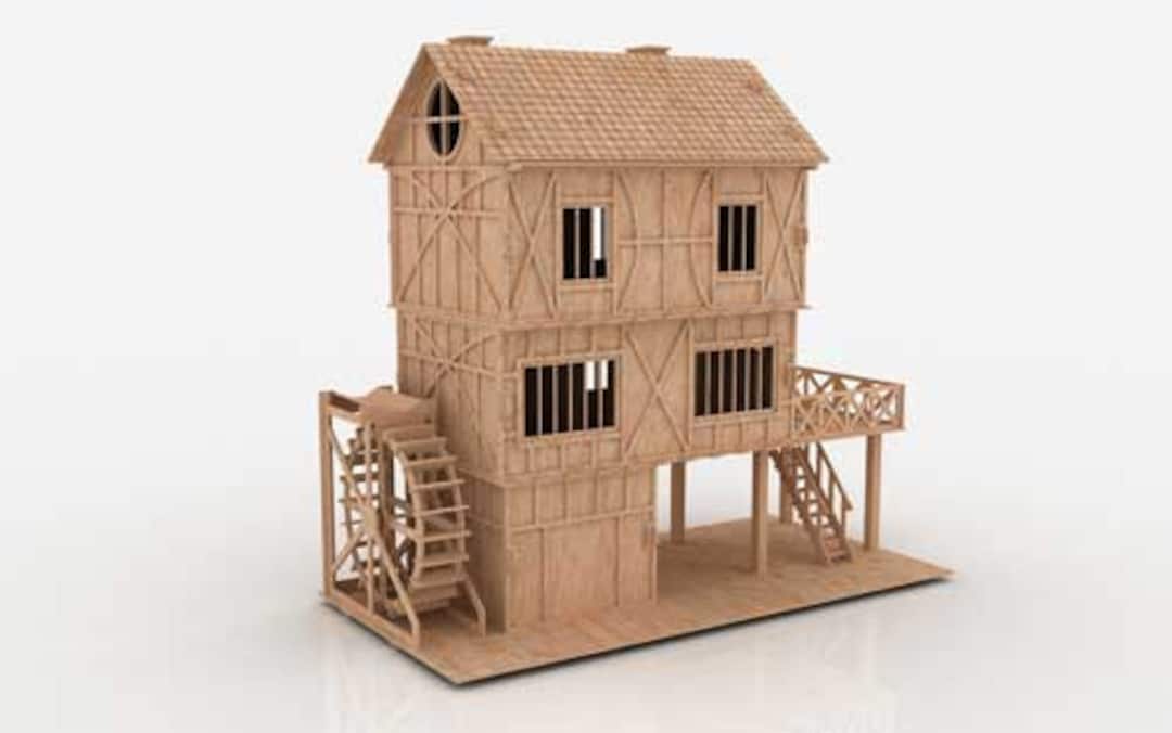 Water Mill Model Kit Digital Files ONLY Non Physical Product - Etsy