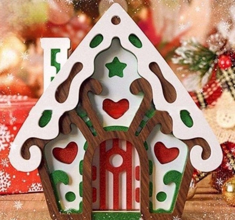 Gingerbread House Design Laser / Cnc / Xtool Digital File ONLY - Etsy