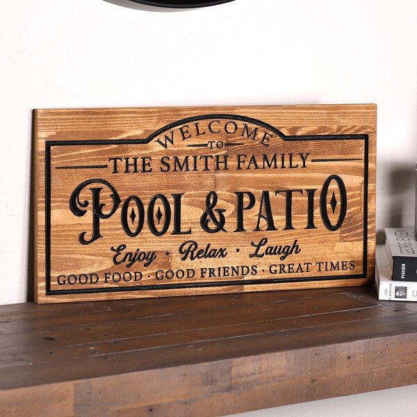 Swimming Pool Signs - Etsy