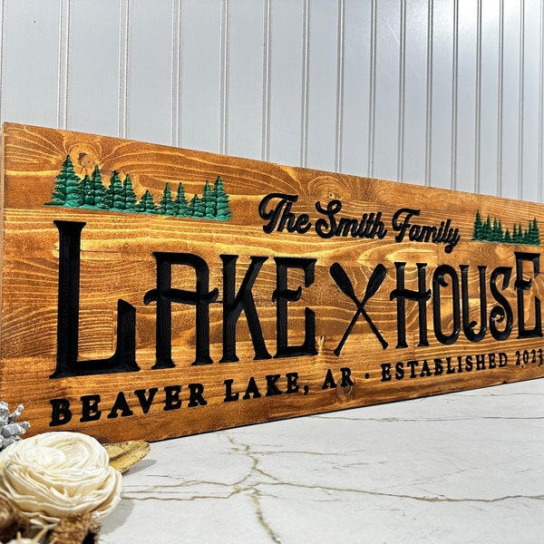 Lake House Sign - Etsy