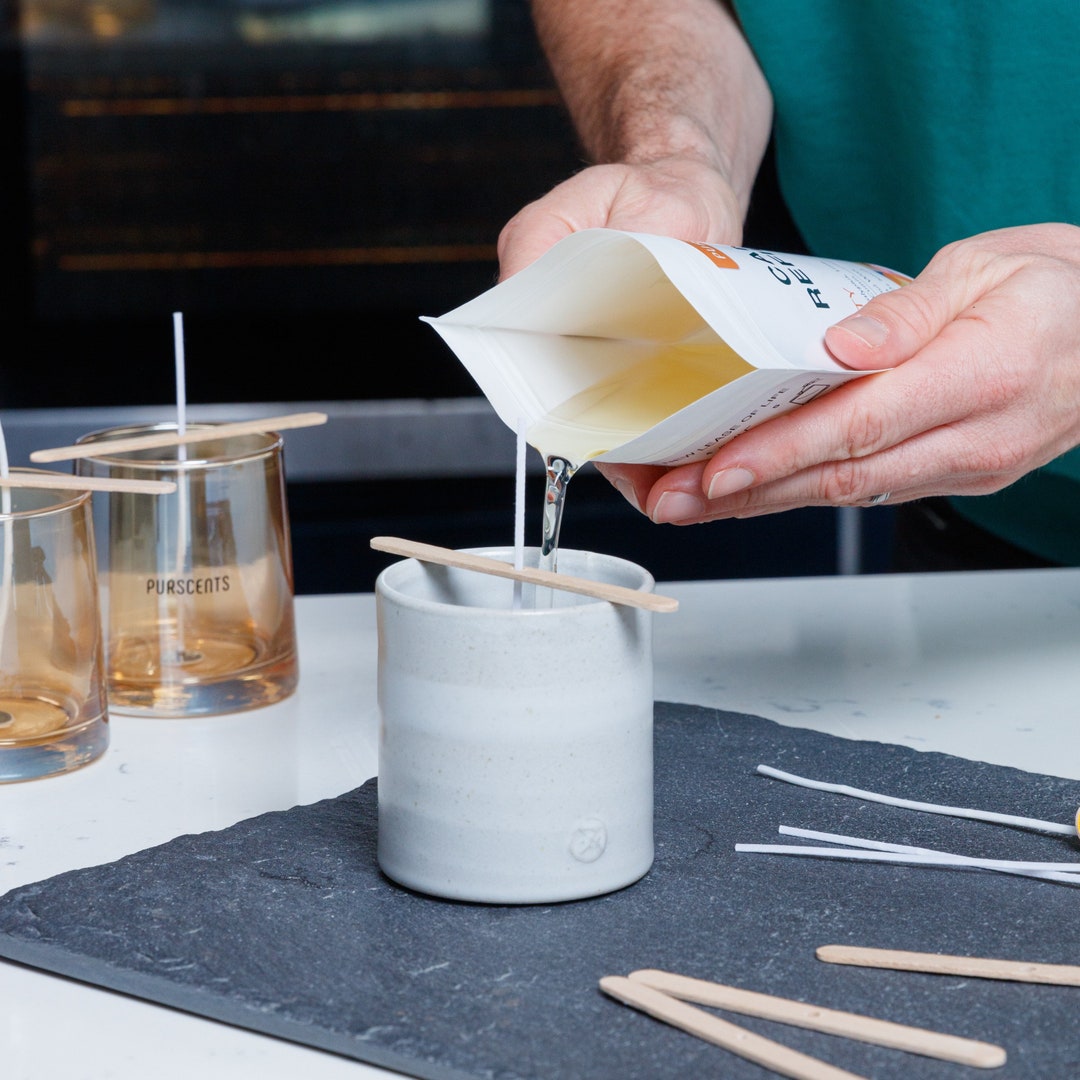 Purscents Melt & Pour Candle Refill, Candle Making, Essential Oils ...