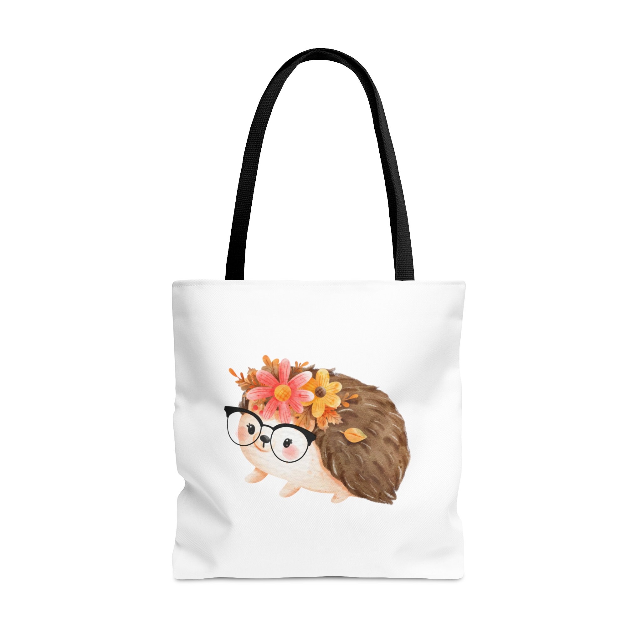Hedgehog Tote Bag, Woodland Animal Bag, Teacher Tote Bag, Farmer's ...