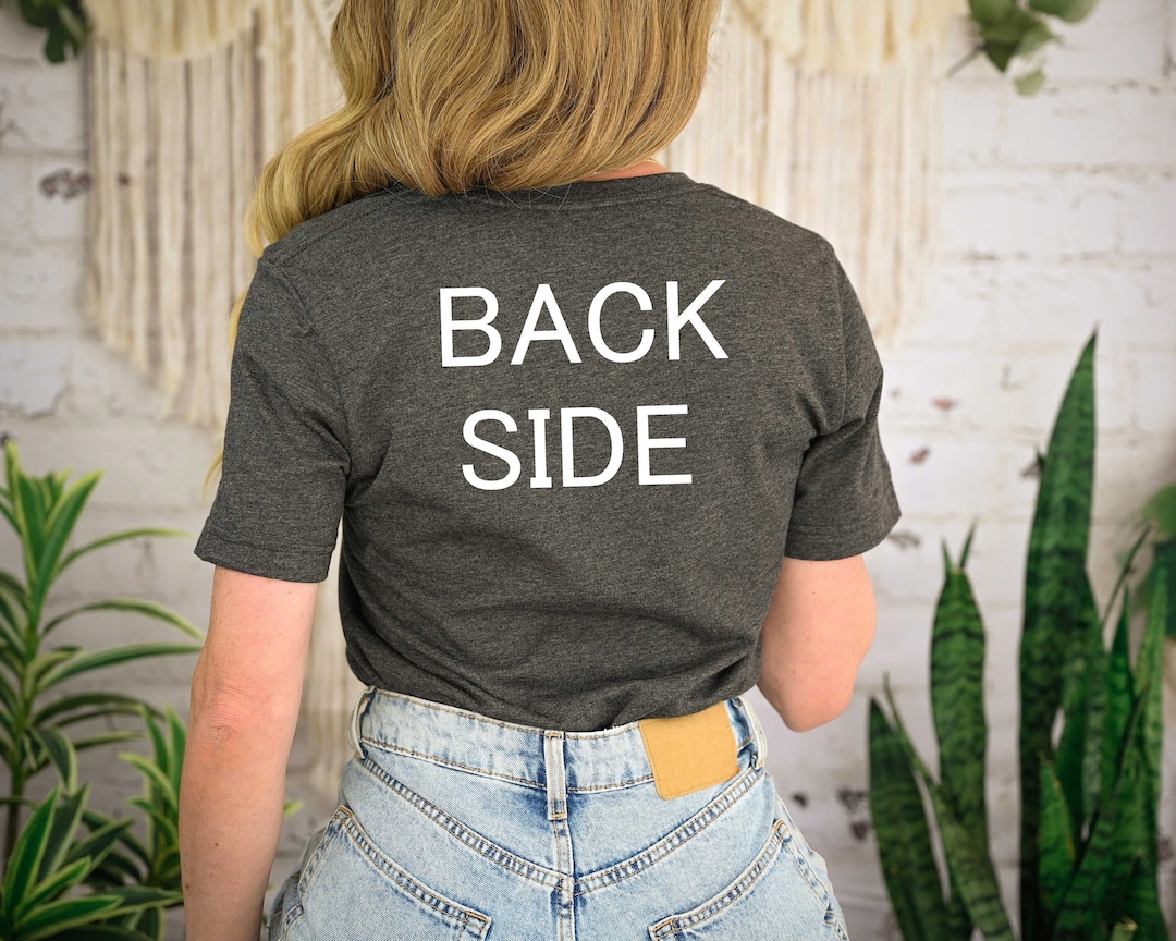 Back Side Printing - Etsy