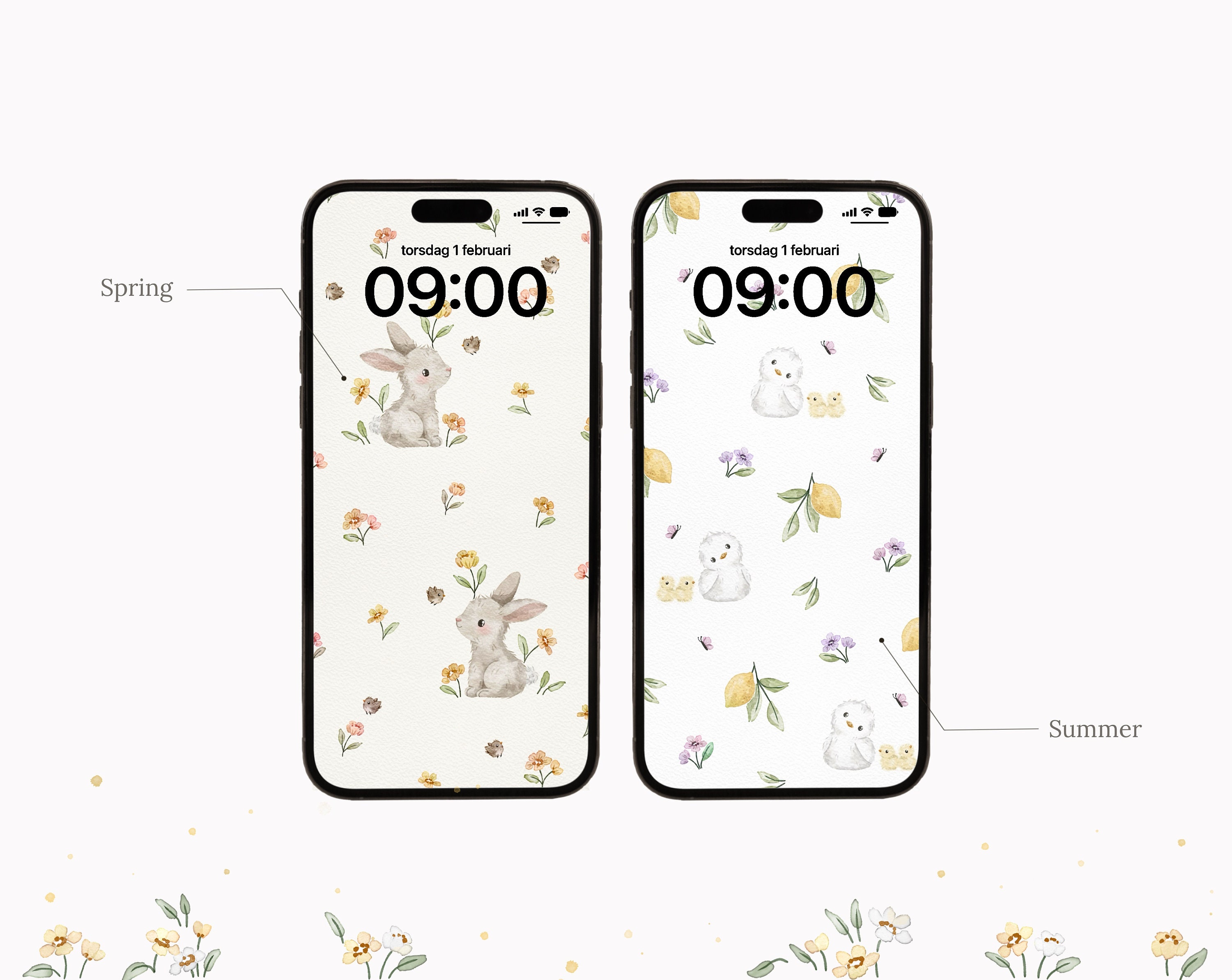 Phone Wallpaper, Illustrations by Sannadorable, Phone Backgrounds, Cute ...