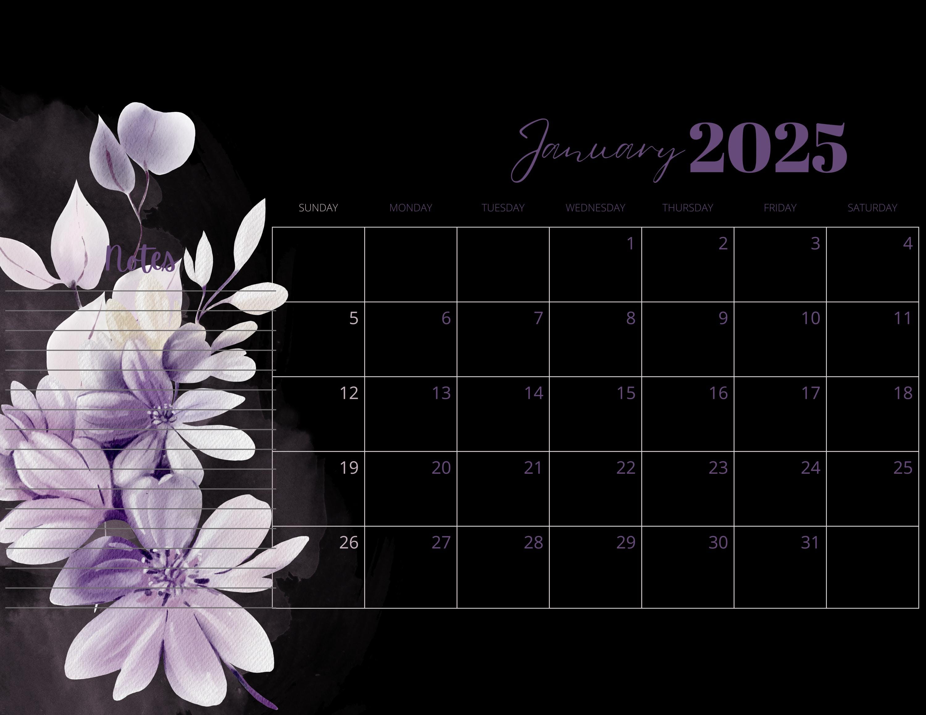 2025 Printable Calendar With Inspirational Quotes, African American ...