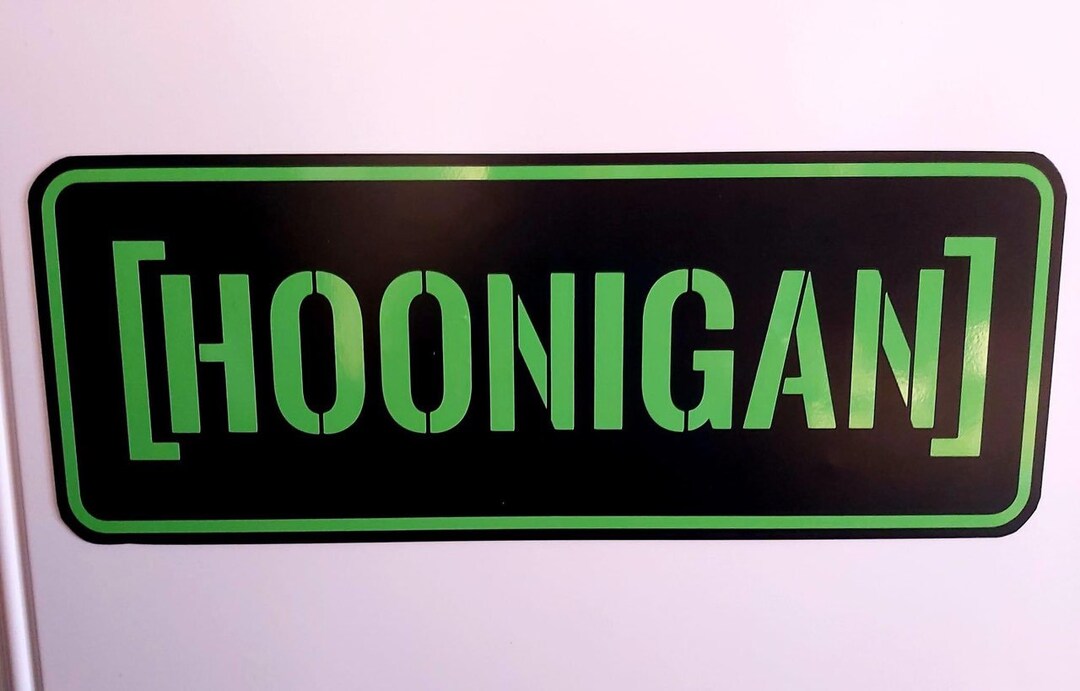 Magnetic Poster, Hoonigan, Sticker, Sticker - Etsy