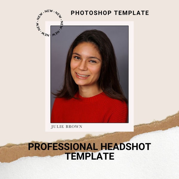 Photoshop Headshot Template - Etsy