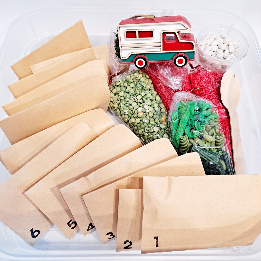 12 Days of Christmas Bizzy Bin L Children's Advent Calendar Sensory Kit ...