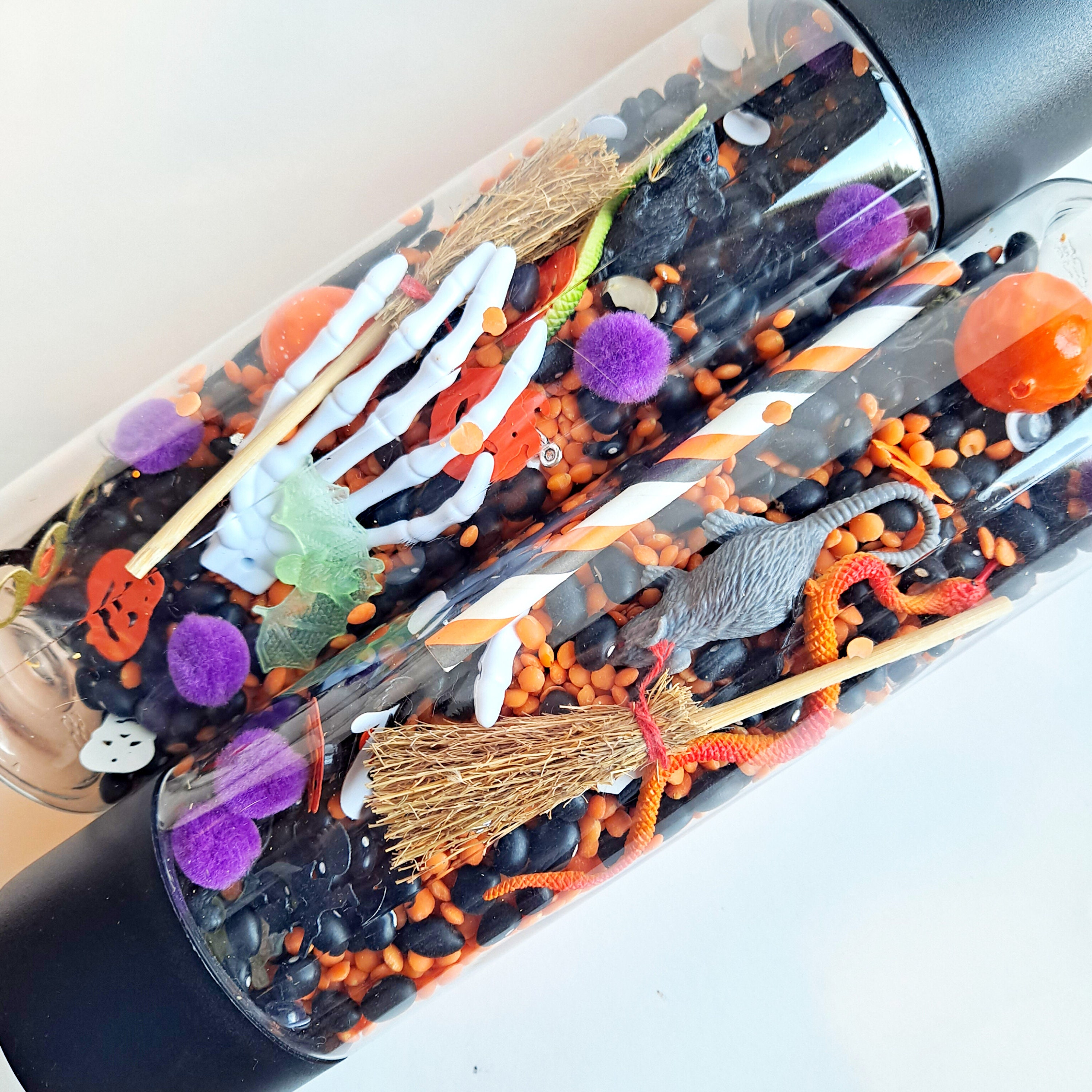 Halloween Theme Sensory Bizzy Bottle L Witch's Brew I Spy Jar L Airport ...