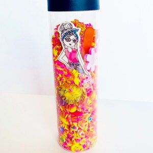 Flower Power Groovy Girl Theme Sensory Bizzy Bottle L I Spy Jars L ...