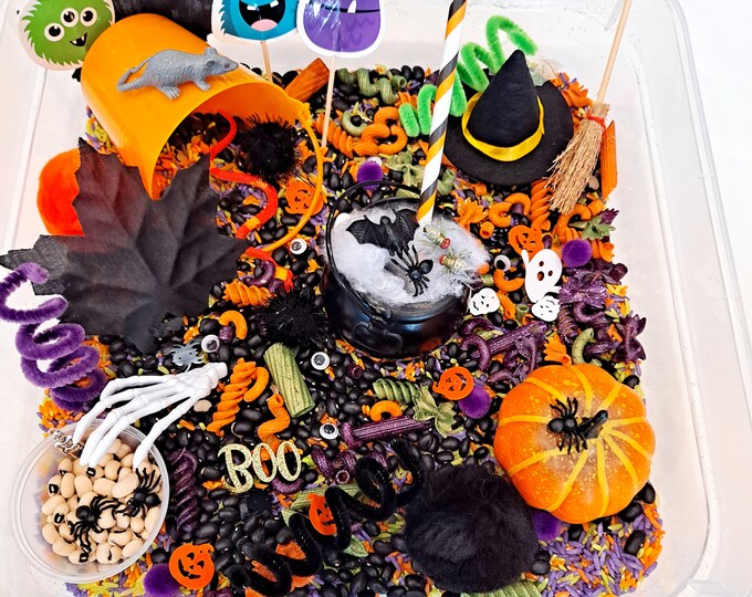 Halloween Witch's Brew Bizzy Bin L Fall Sensory Kit L October Sensory ...