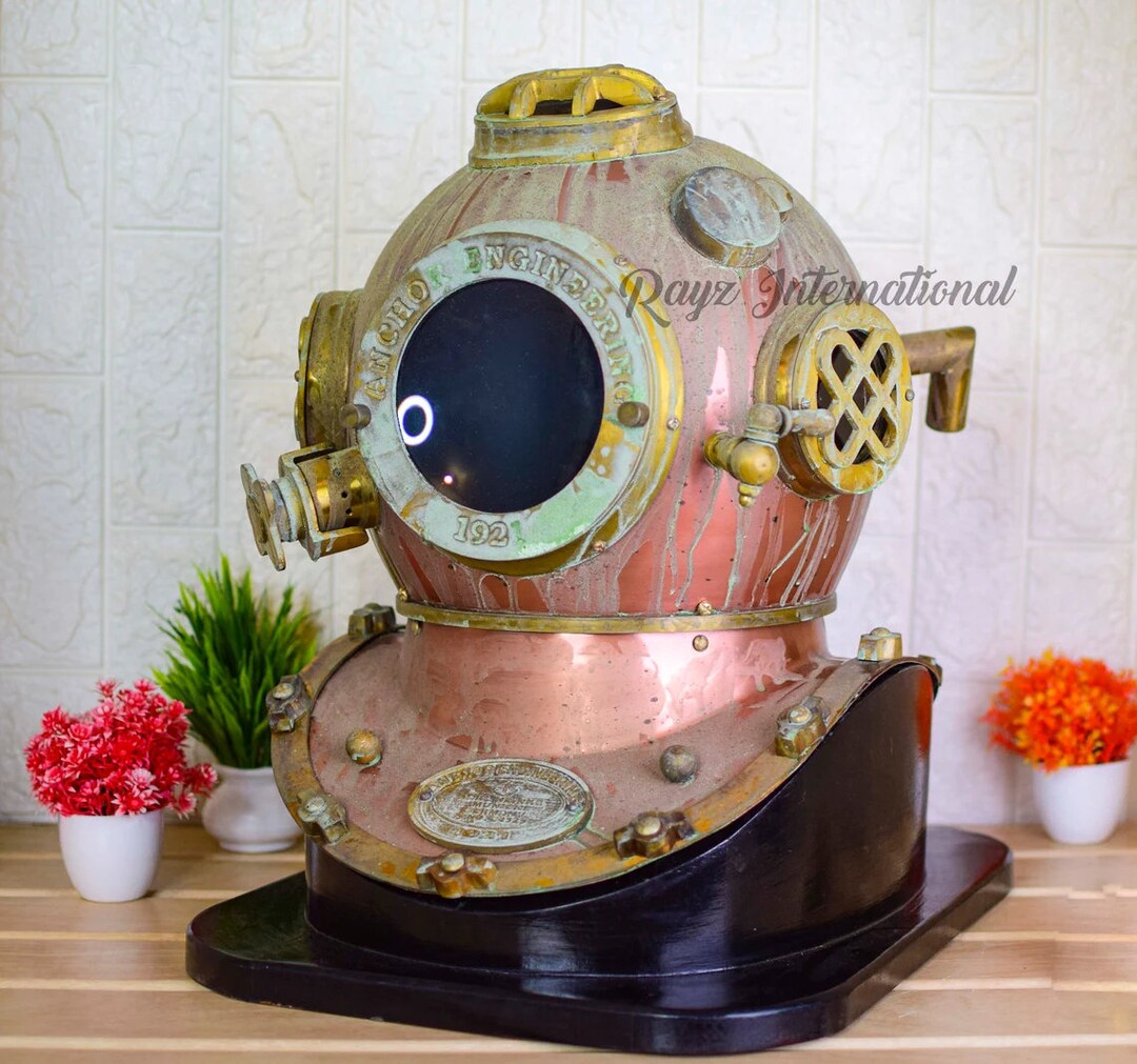 Big Diving Helmet Handmade Scuba Diving Hat Wreck Design - Etsy