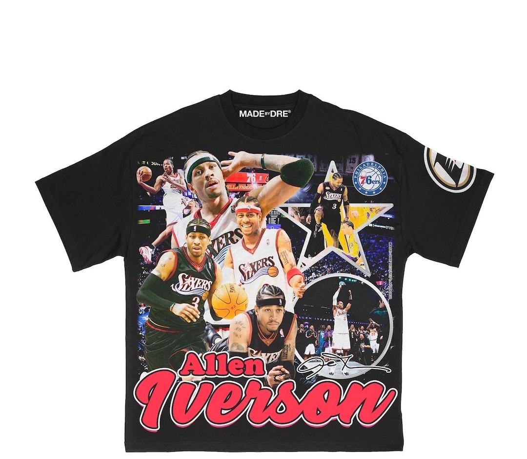 Allen Iverson Tshirt - Etsy