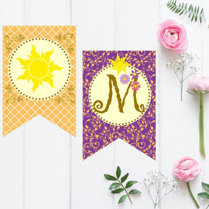 Tangled Sun Banner - Etsy