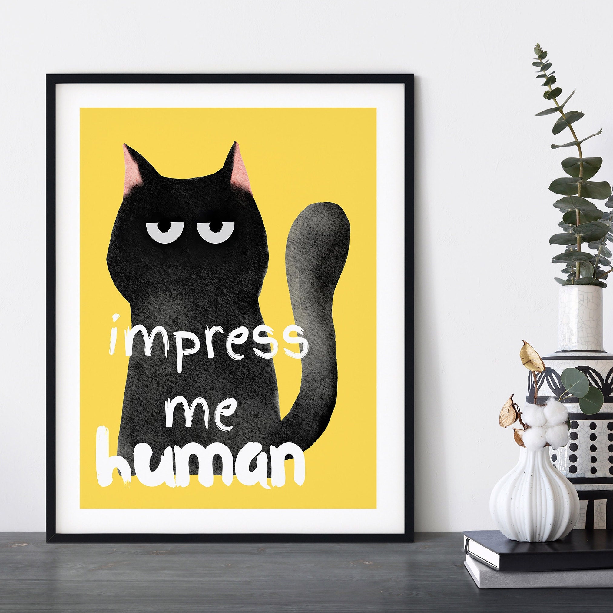 Funny Cat Printable Poster Cat Printable Wall Art Funny Quotes Prints ...
