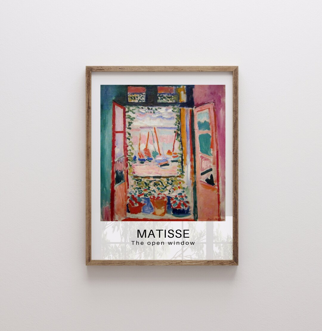 Henri Matisse Poster, Open Window Print, Matisse Print - Etsy