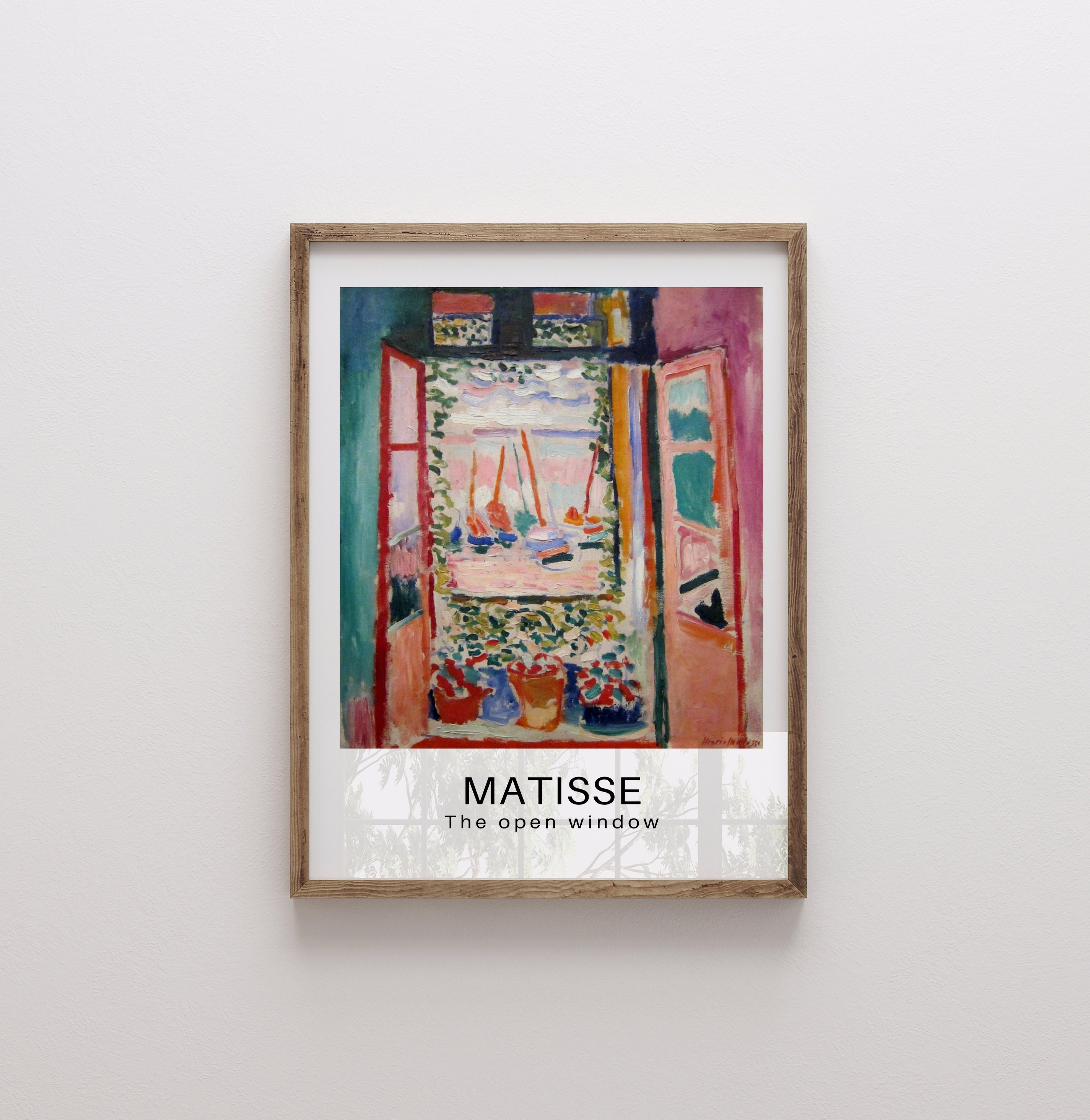 Henri Matisse Poster, Open Window Print, Matisse Print - Etsy