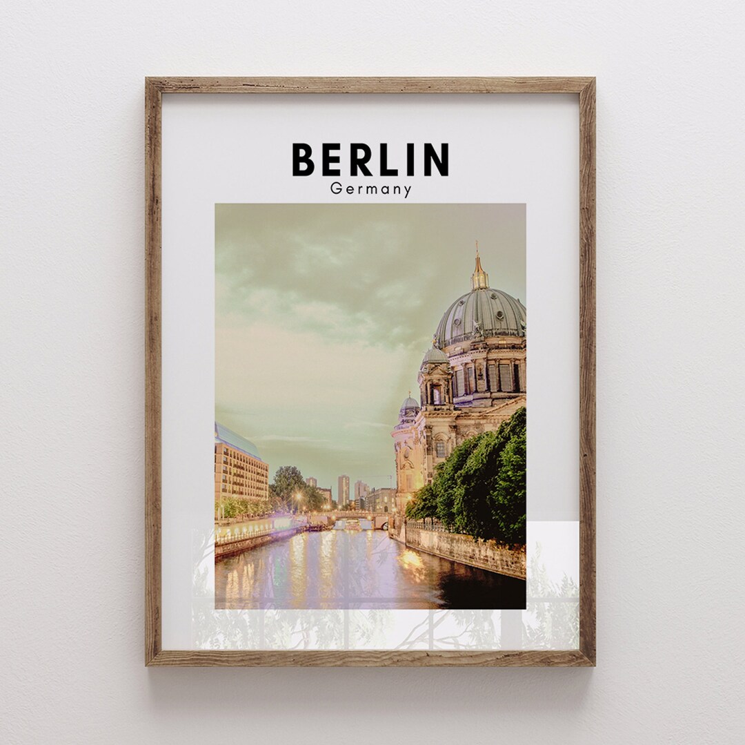BERLIN Poster ,gift for Berlin Lovers ,germany City Poster, Berlin ...