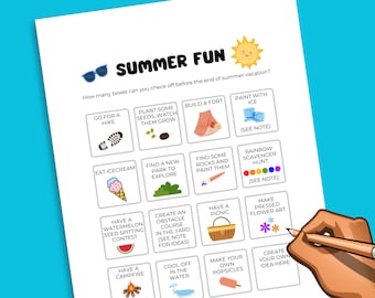 Printable Summer Activities for Kids, Printable Boredom Busters ...