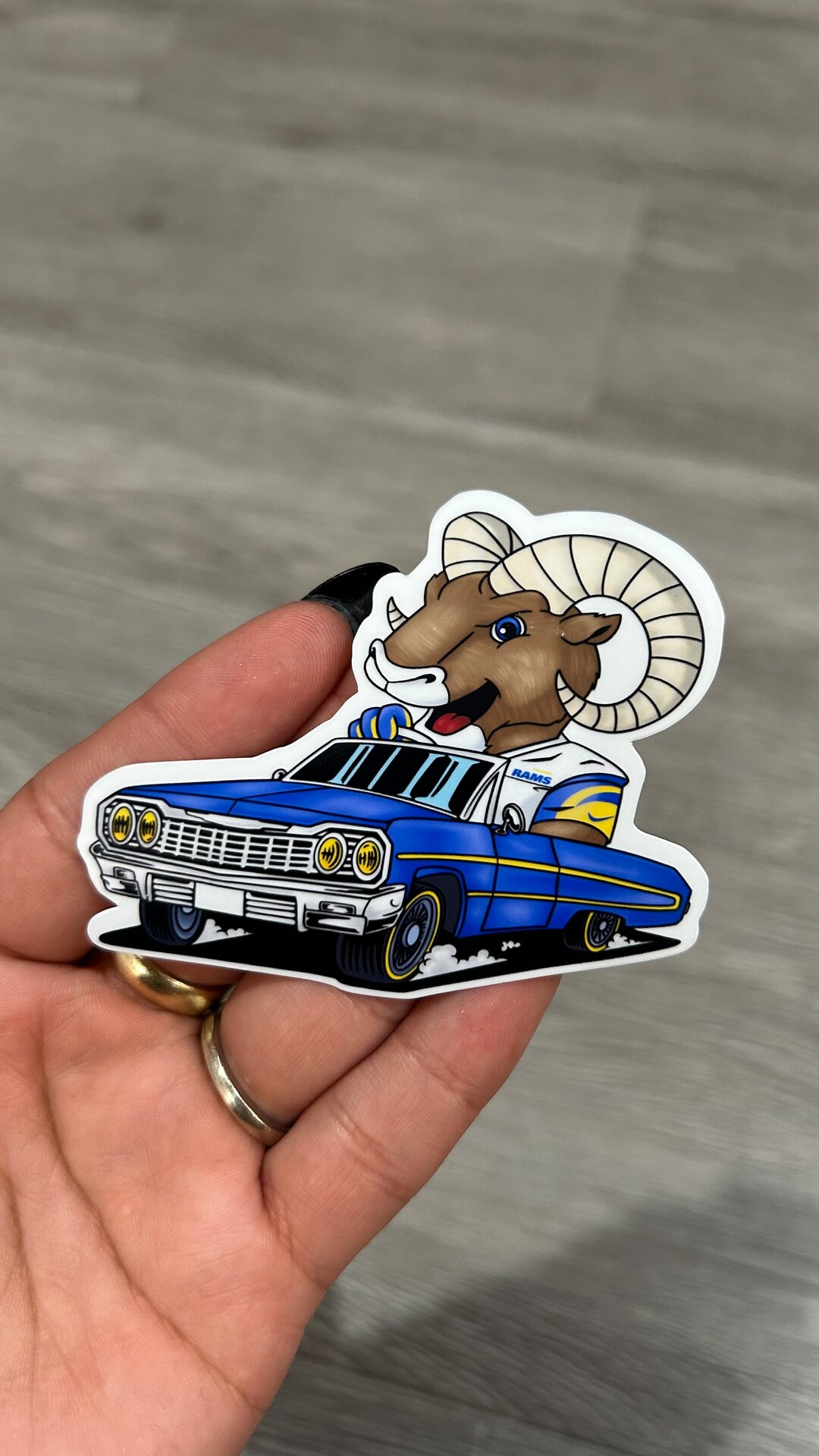 Die Cut Rammi Sticker - Etsy