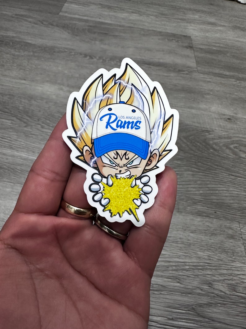 Die Cut Vegeta Sticker - Etsy