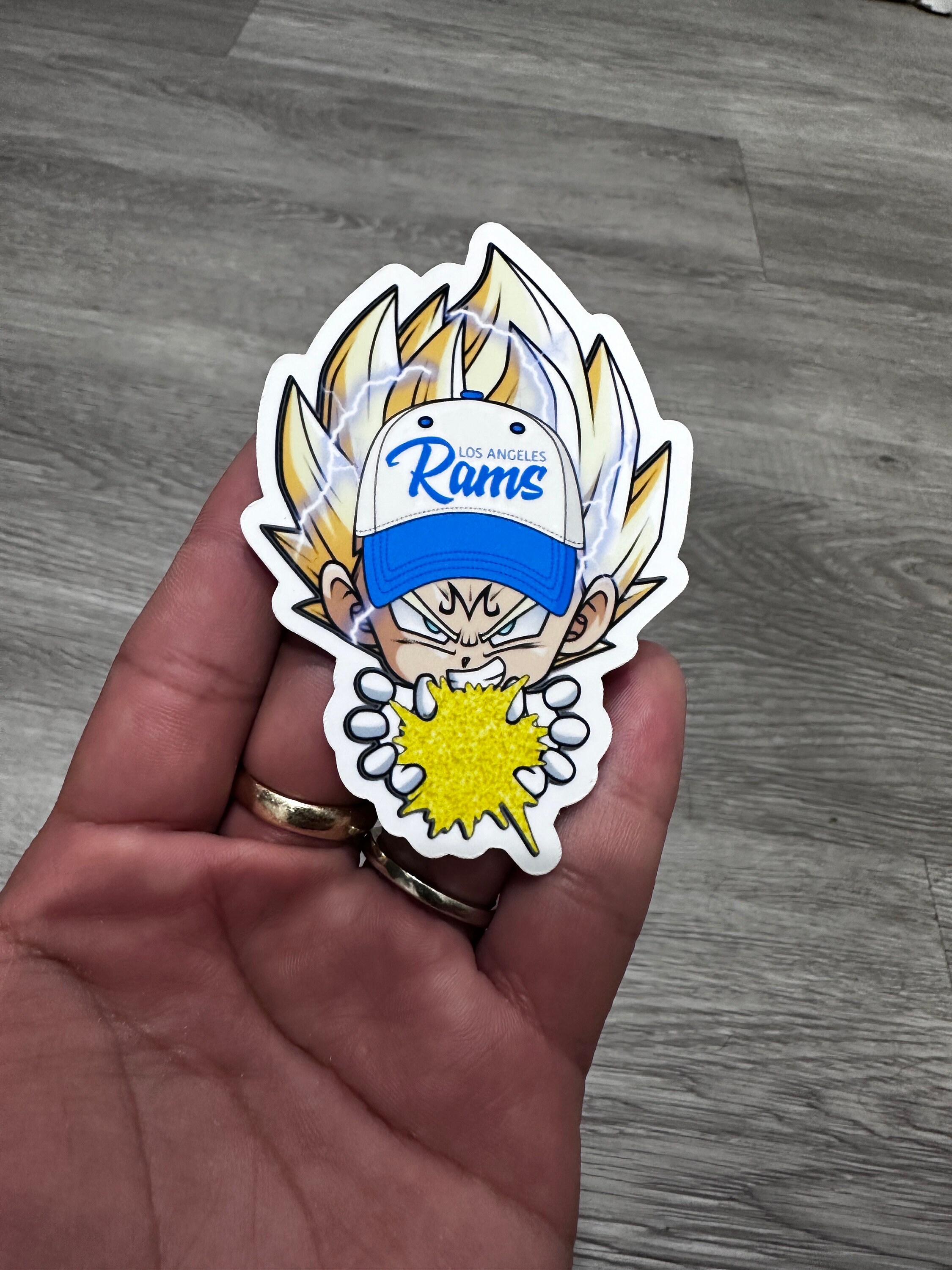 Die Cut Vegeta Sticker - Etsy