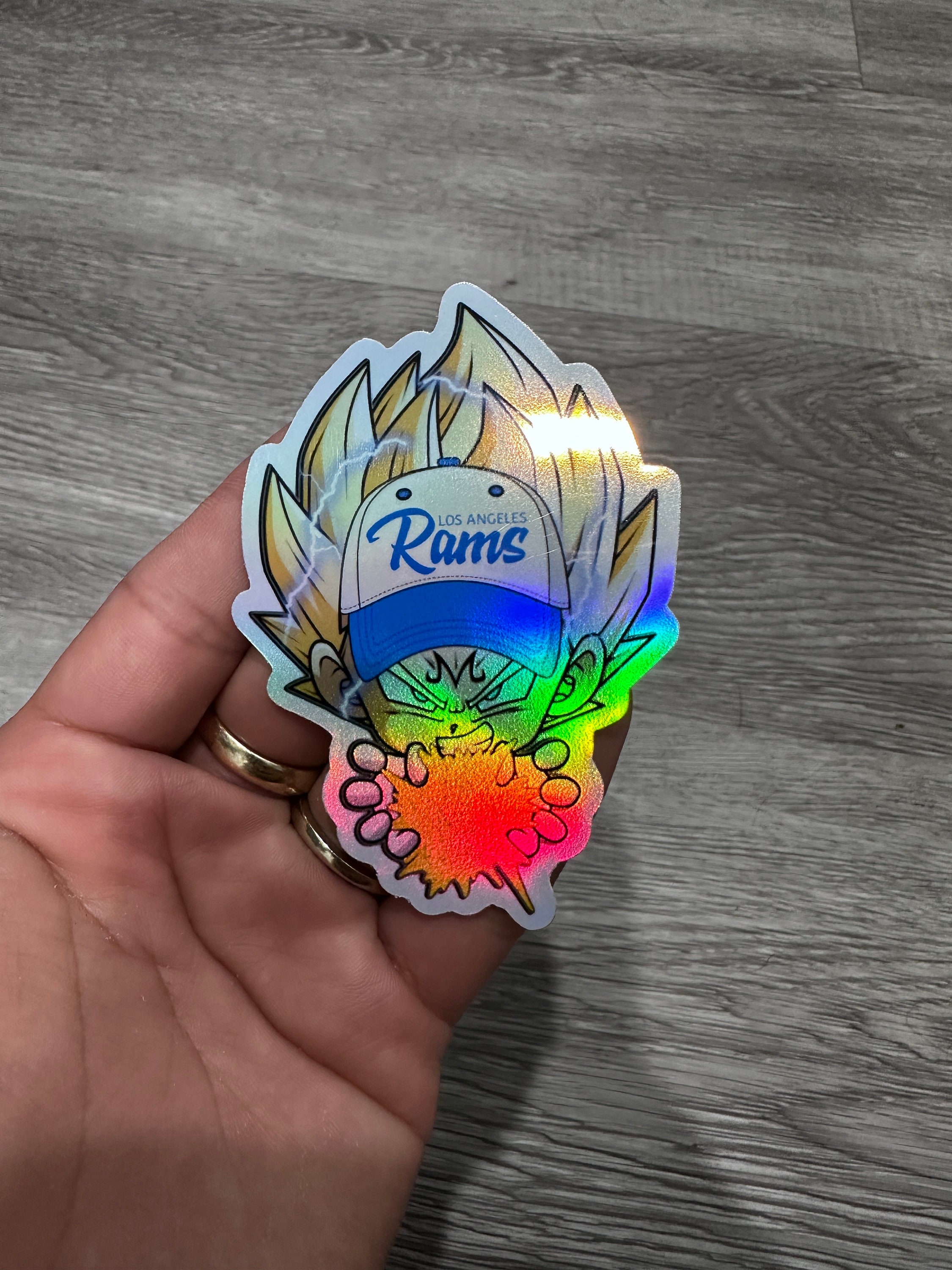 Die Cut Vegeta Sticker - Etsy