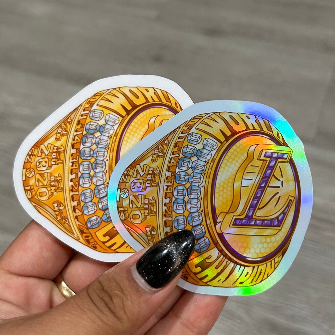 Die Cut Laker Ring Sticker - Etsy