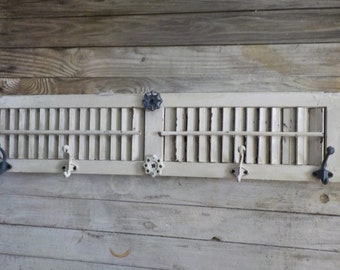 Shutter Coat Rack - Etsy