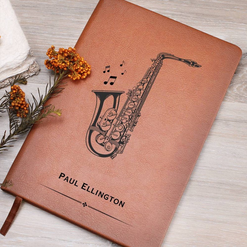 Personalized Saxophone Journal, Saxophone Player, Saxophone Lover ...