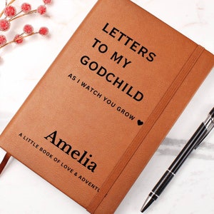 Letters to My Godchild Journal - Personalized Godmother Gift, Godparent ...