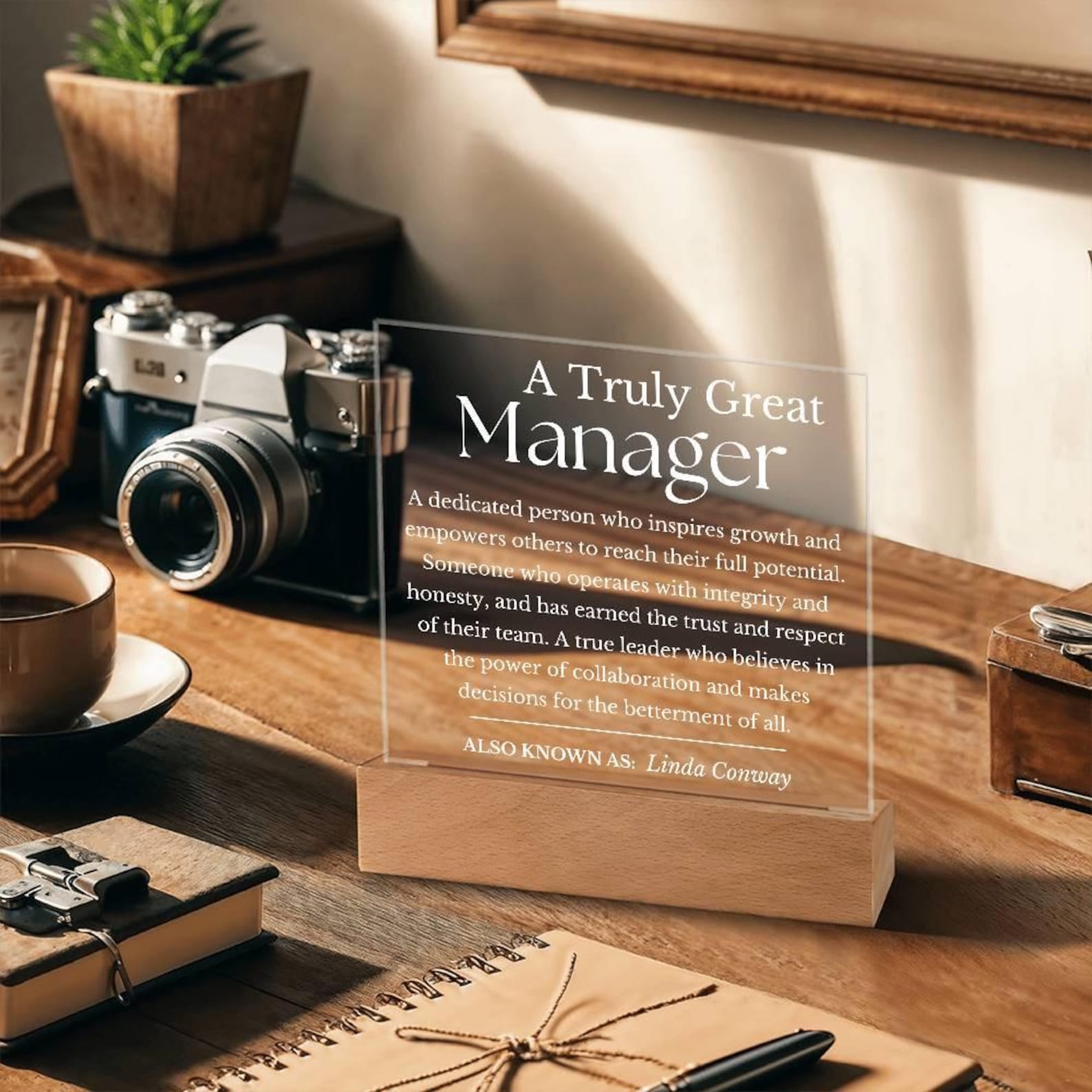 Truly Great Manager Plaque - Custom Gift for Manager Mentor, Gift for ...