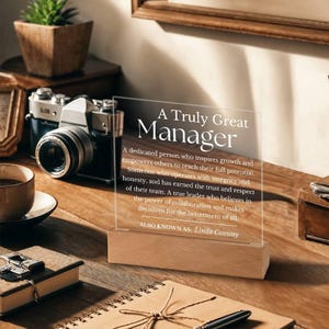 Truly Great Manager Plaque - Custom Gift for Manager Mentor, Gift for ...