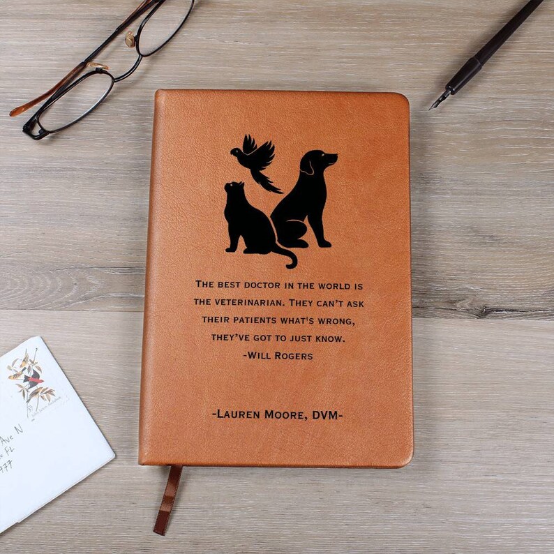 Personalized Veterinarian Gift - Veterinarian Doctor Journal, Vet Notes ...