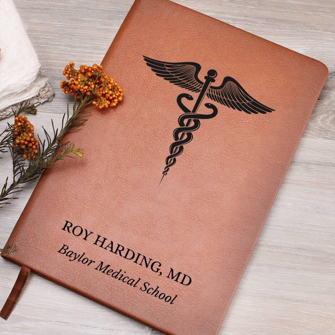 Medical School Graduation Gift - Gift for Doctor - Personalized Leather ...