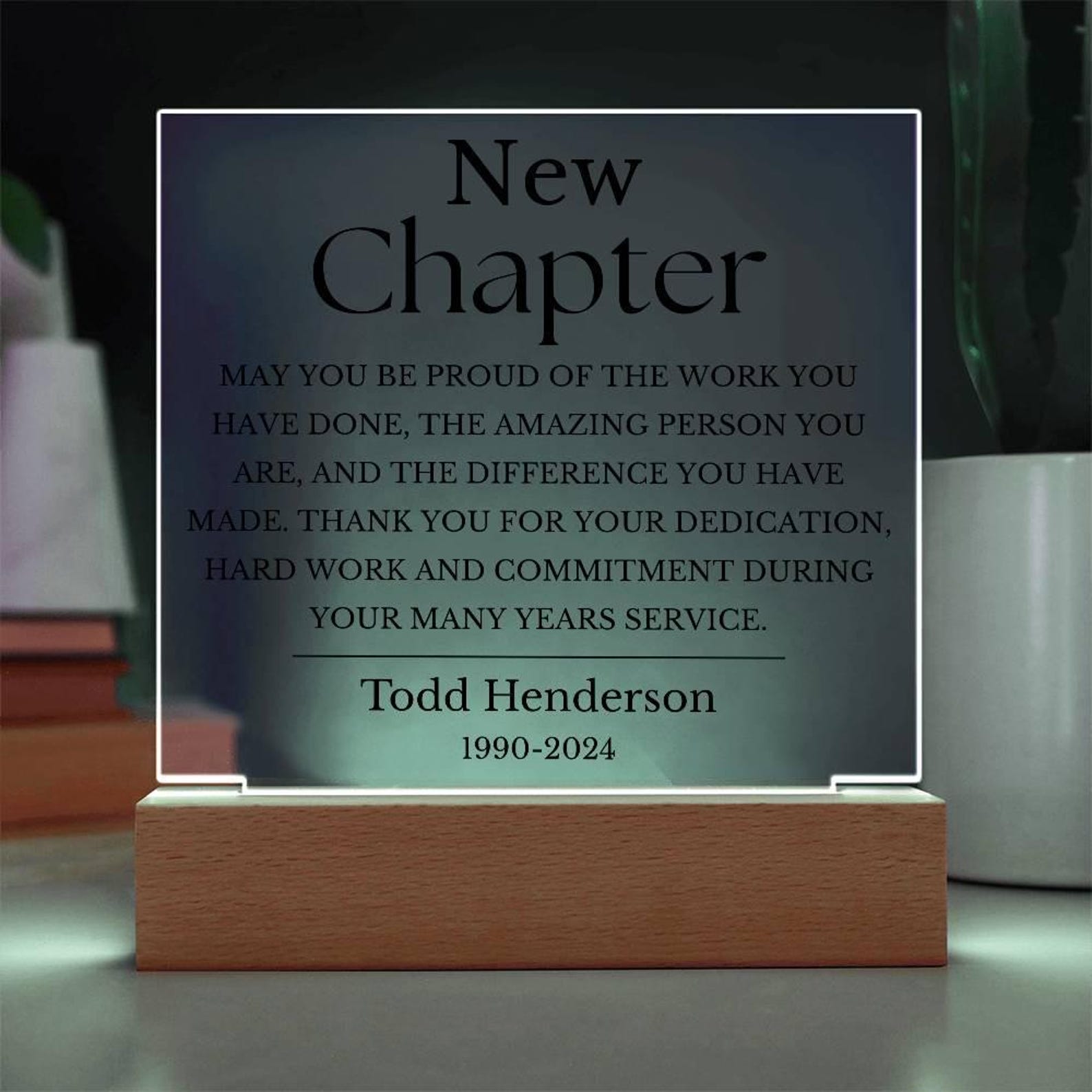 New Chapter Sign - Retirement Gift, Retirement of Coworker, Retirement ...