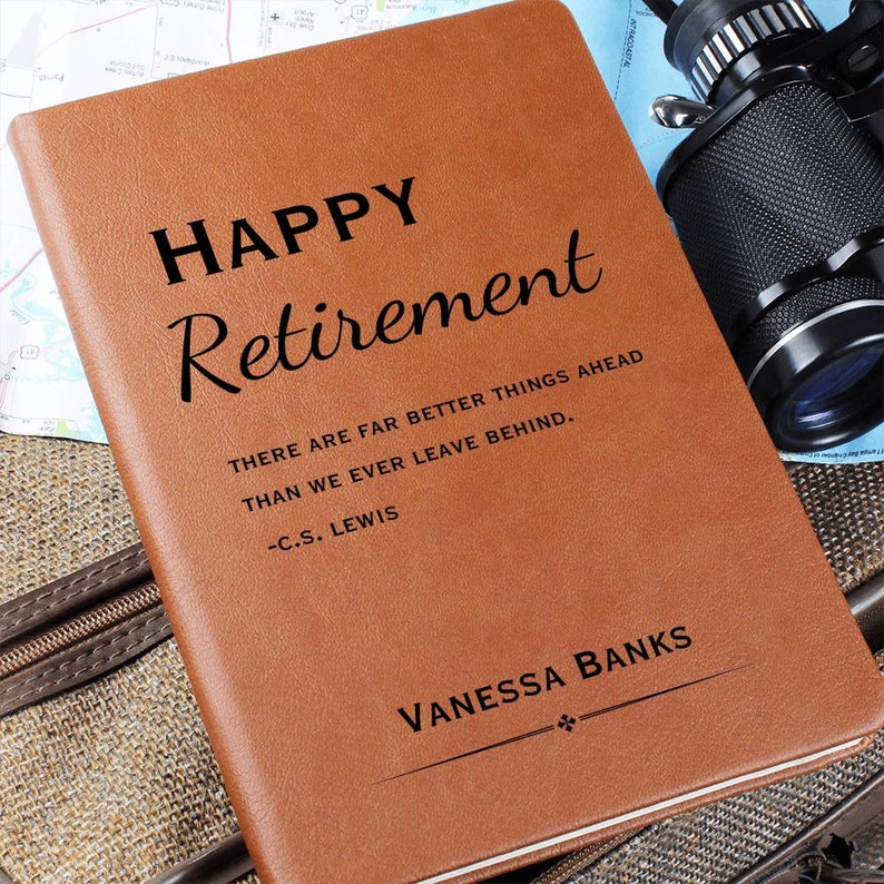 Happy Retirement Journal Retirement Gift, Retirement of Coworker ...
